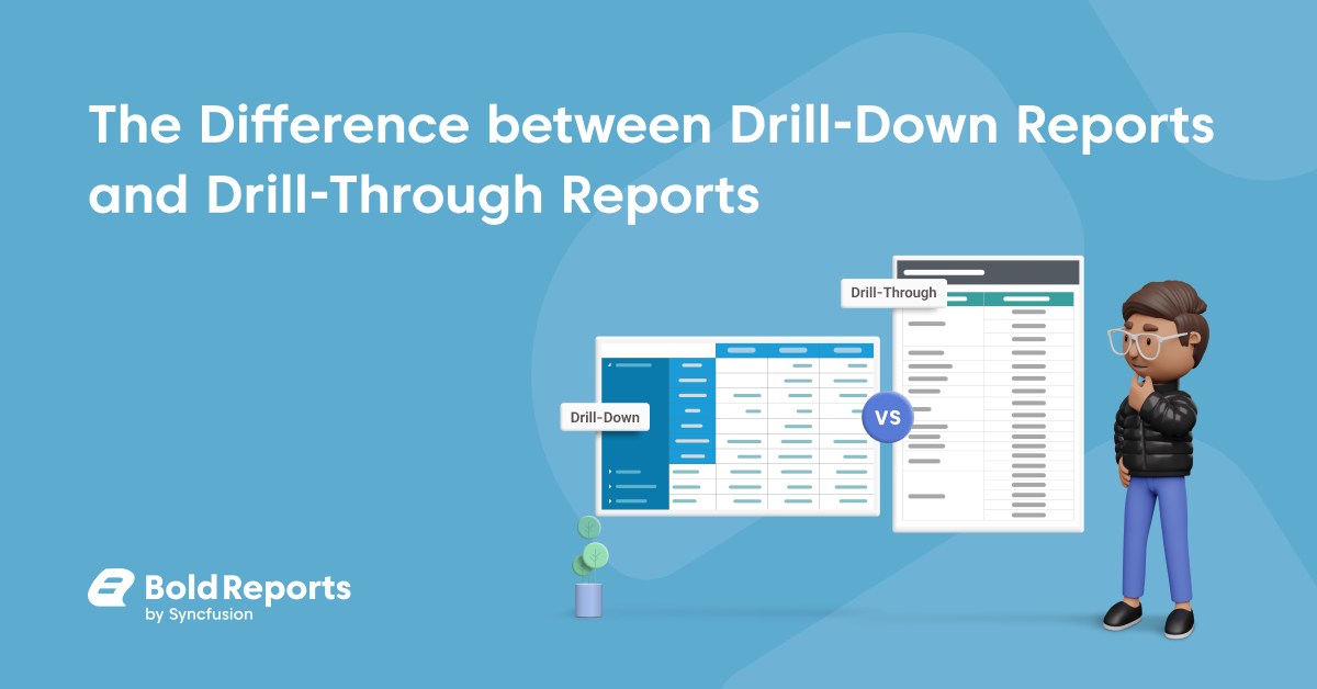 The Difference between Drill-Down and Drill-Through Reports The Difference between Drill-Down and Drill-Through Reports